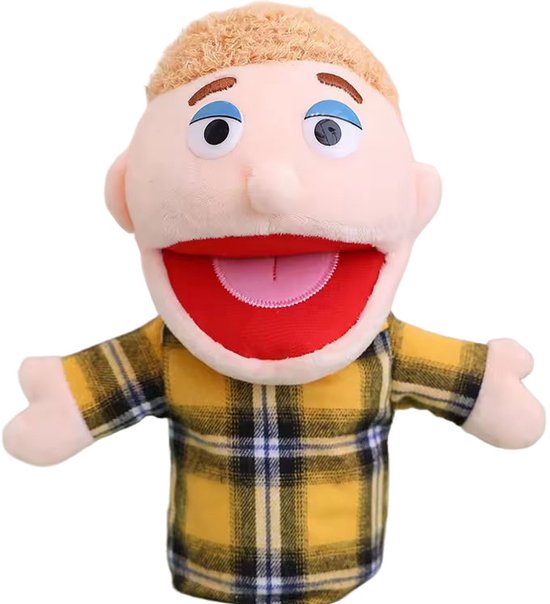 Handpop met Bewegende Mond - RedParrot.nl